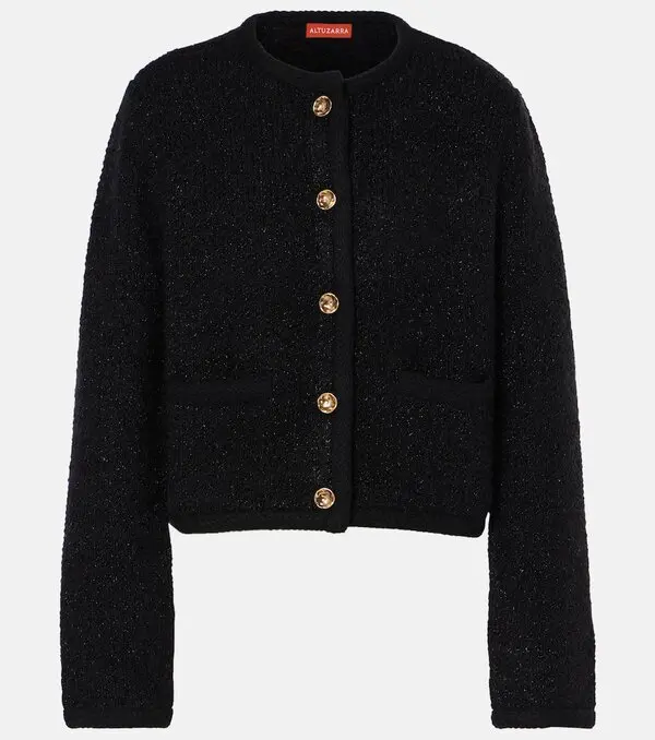 Altuzarra Napoline Knitted Cropped Jacket