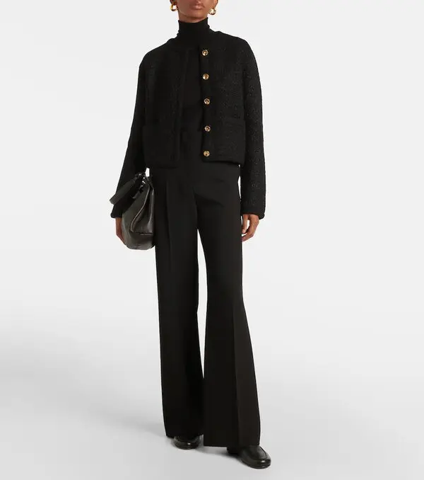 Altuzarra Napoline Knitted Cropped Jacket