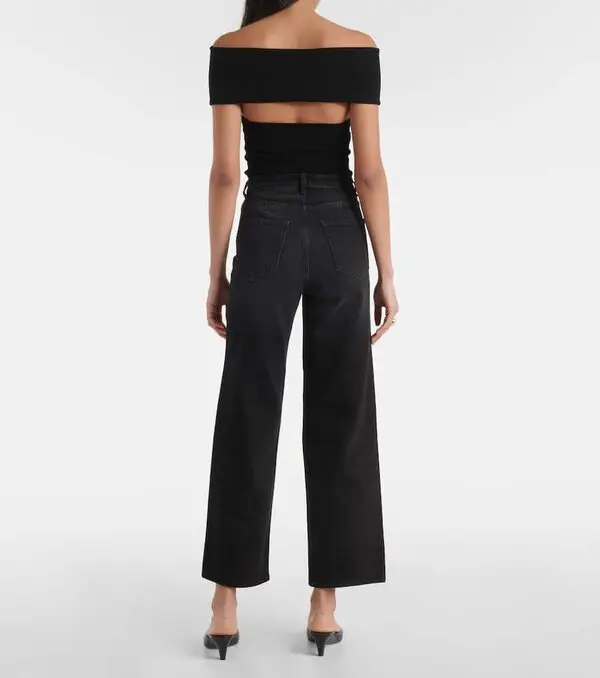 TOTEME High-rise Wide-leg Jeans
