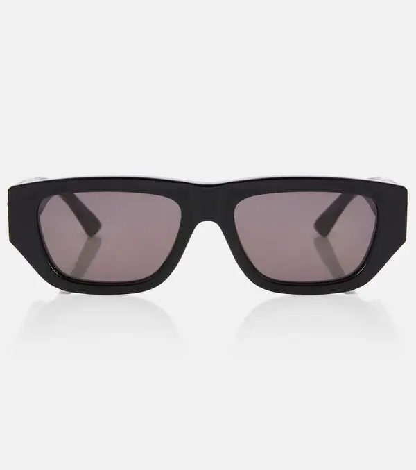 Bottega Veneta Bolt Rectangle Sunglasses - Black