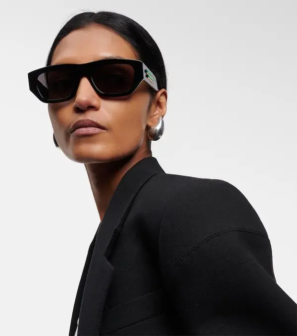 Bottega Veneta Bolt Rectangle Sunglasses