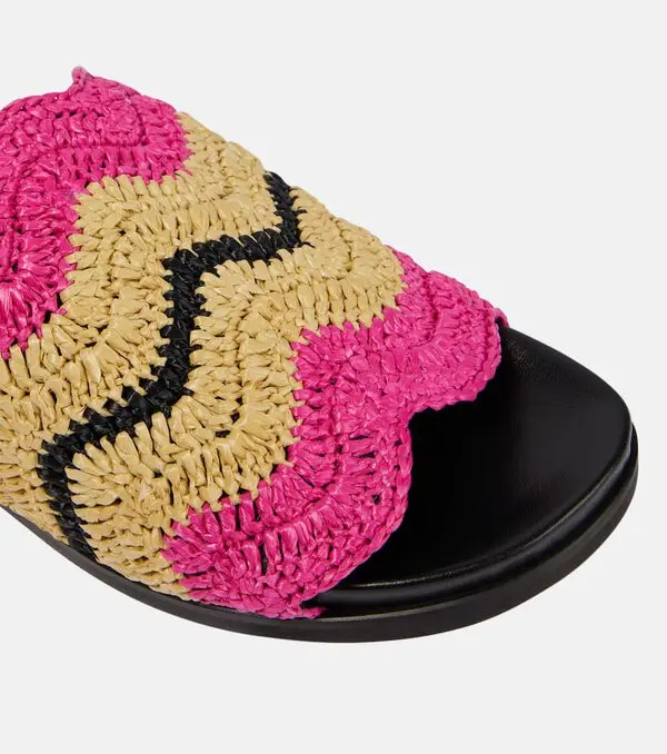 Marni Crochet Sandals - Pink