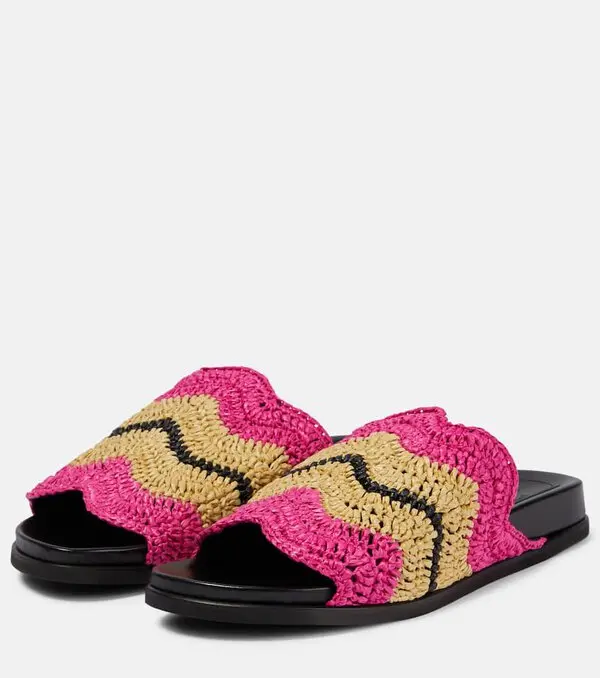 Marni Crochet Sandals - Pink
