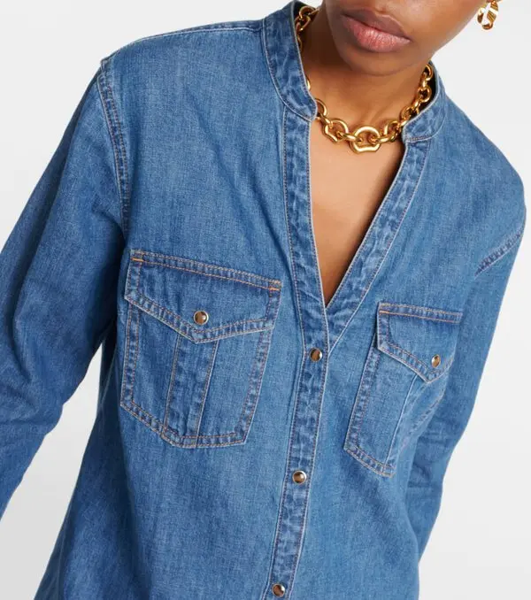 Veronica Beard Emira Denim Shirt