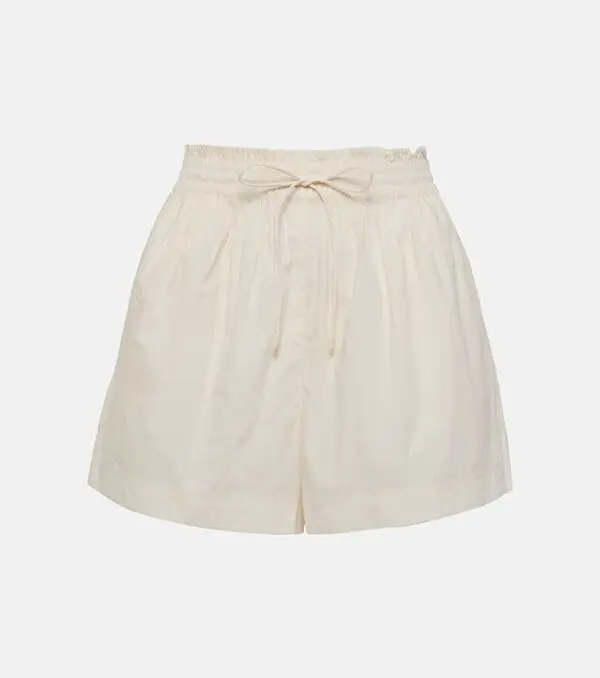 Ulla Johnson Marn Cotton Poplin Shorts