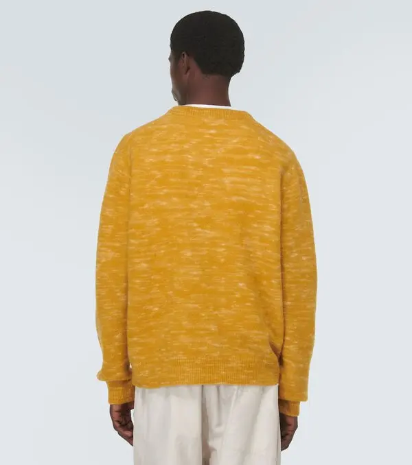THE ELDER STATESMAN Jasper Cashmere And Mohair-blend Sweater
