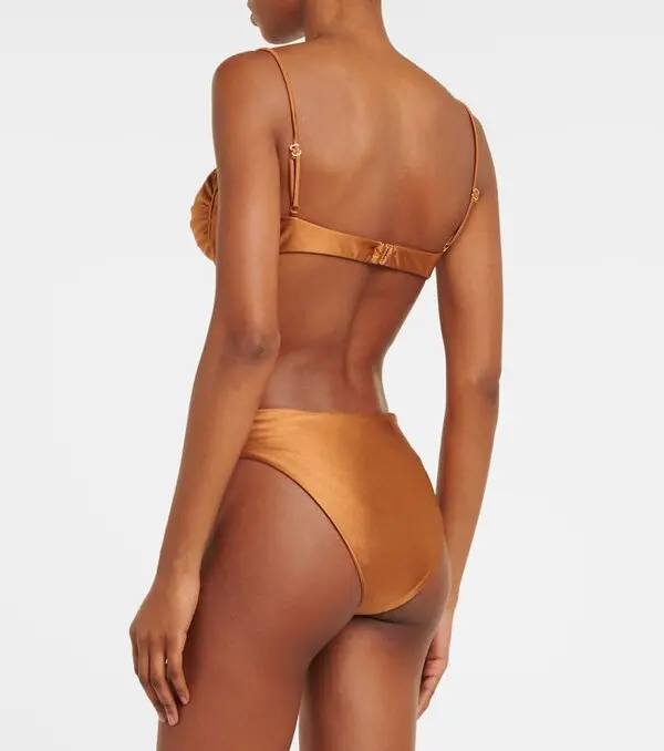 Jade Swim Mia Bikini Top - Brown