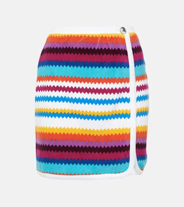 Missoni Striped Cotton-blend Miniskirt - Multicoloured