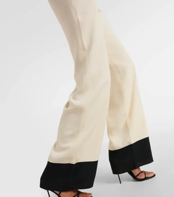 TALLER MARMO Marlene Corniche Palazzo Pants - White