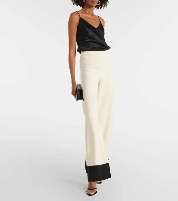 TALLER MARMO Marlene Corniche Palazzo Pants - White