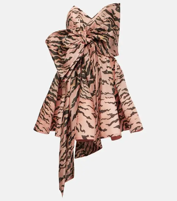 Zimmermann Matchmaker Bow-detail Minidress