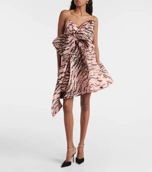 Zimmermann Matchmaker Bow-detail Minidress