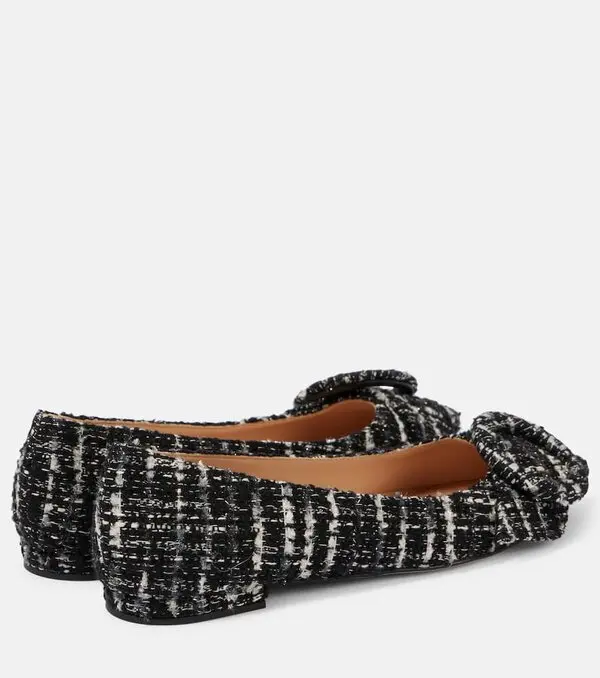 GIANVITO ROSSI Venezia Boucle Ballet Flats