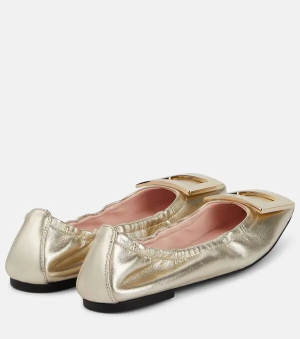 ROGER VIVIER Ballet Flats With Buckle Detailing