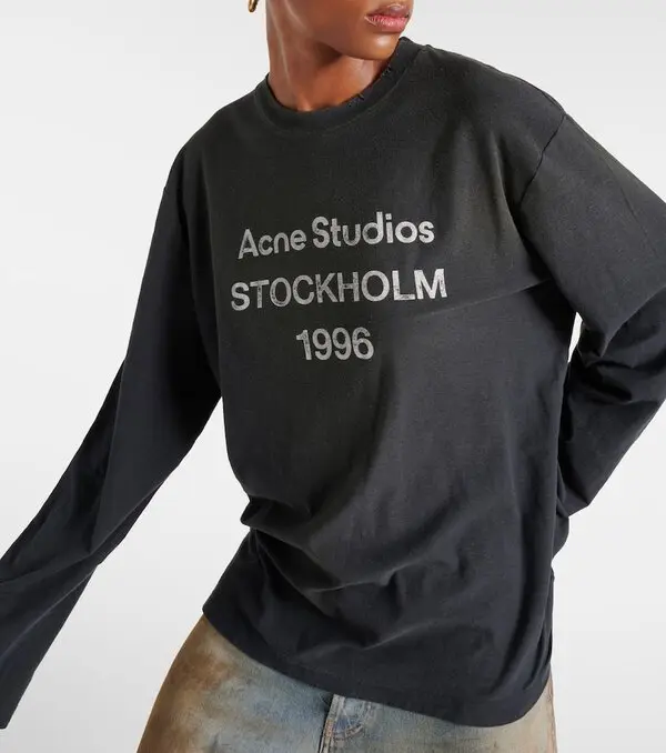 Acne Studios Logo Cotton-blend T-shirt