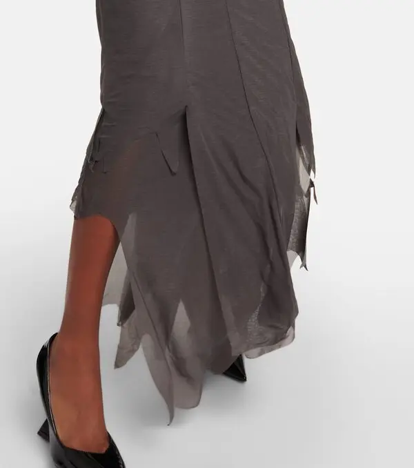 DIDU Draped Maxi Dress