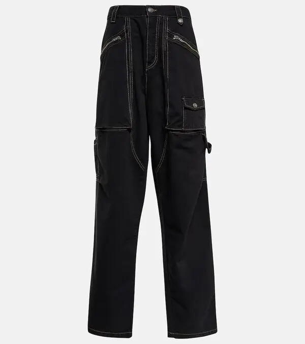 Isabel Marant Étoile Paciane Wide-leg Cargo Jeans