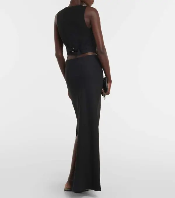 Brunello Cucinelli Twill Maxi Skirt