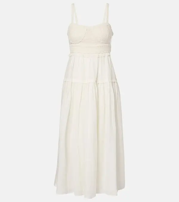 Ulla Johnson Gisela Ramie Midi Dress