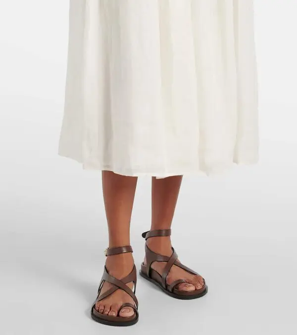 Ulla Johnson Gisela Ramie Midi Dress