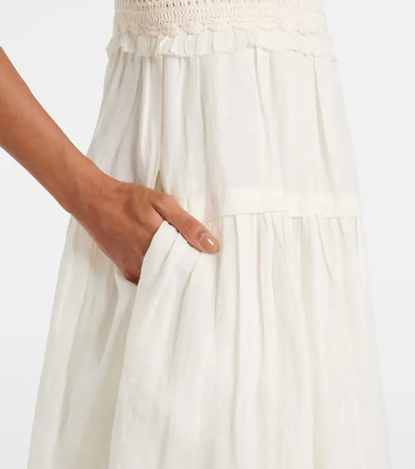 Ulla Johnson Gisela Ramie Midi Dress