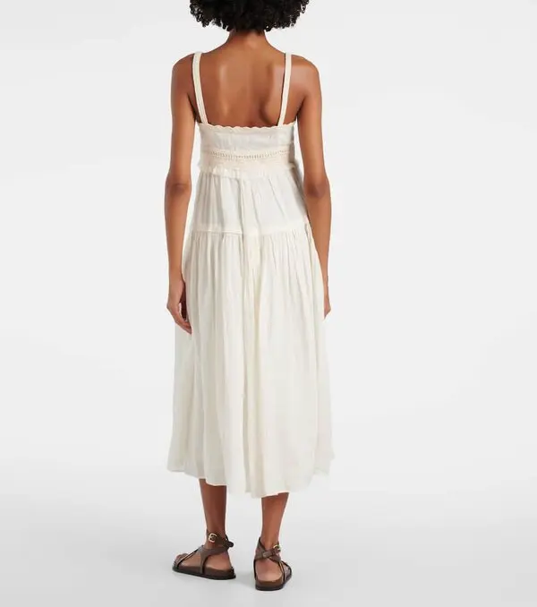 Ulla Johnson Gisela Ramie Midi Dress