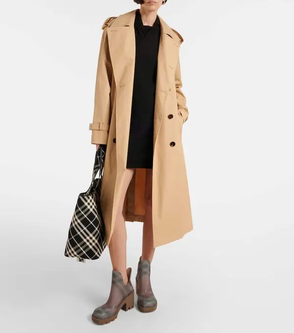 Burberry Check Ankle Boots - Pink