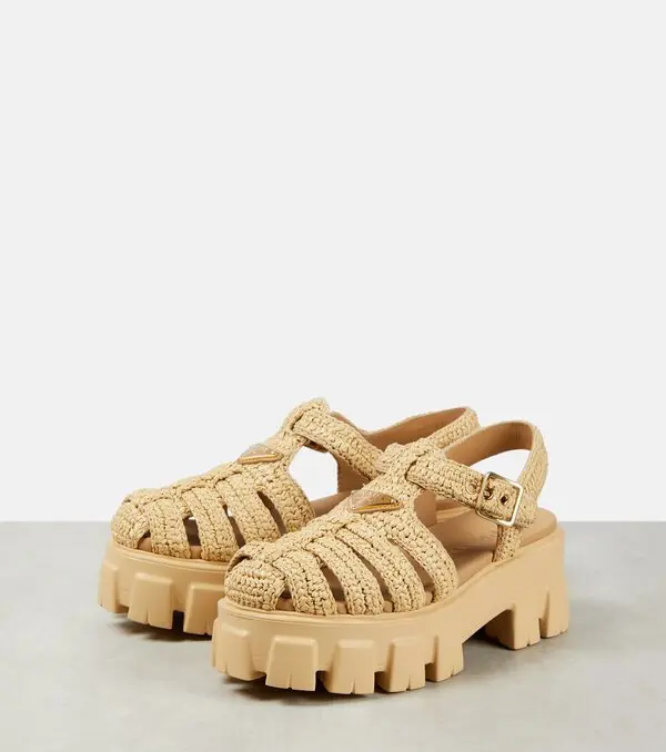 Prada Monolith Sandals