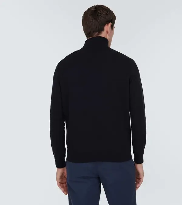 Loro Piana Cashmere Turtleneck Sweater - Blue