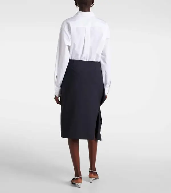 Plan C Wool Wrap Skirt