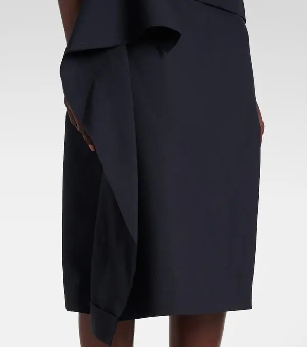 Plan C Wool Wrap Skirt