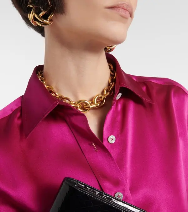 TOM FORD Silk Satin Shirt