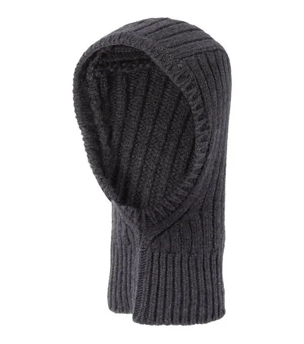 THE ROW Everest Cashmere Balaclava - Grey