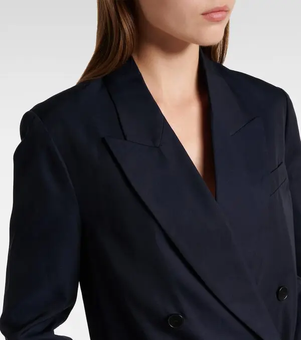JOSEPH Jaden Silk And Cotton Blazer