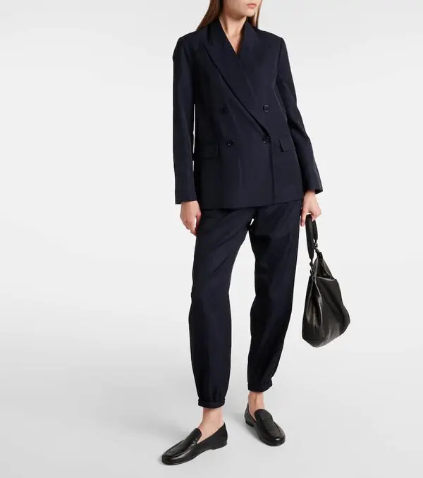 JOSEPH Jaden Silk And Cotton Blazer