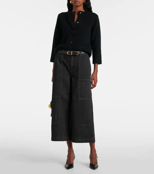 Vince Cropped Wide-leg Jeans