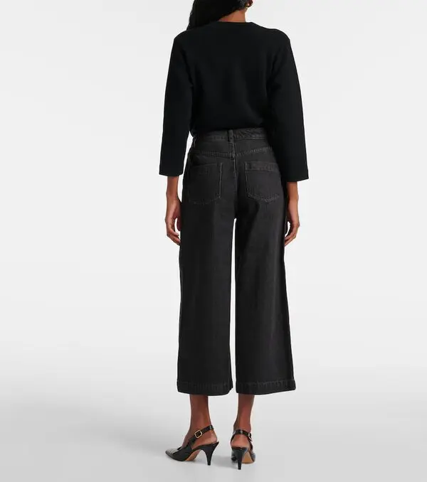 Vince Cropped Wide-leg Jeans