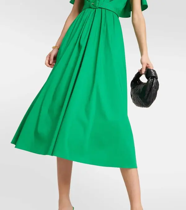 Diane Von Furstenberg Ruffled Midi Dress