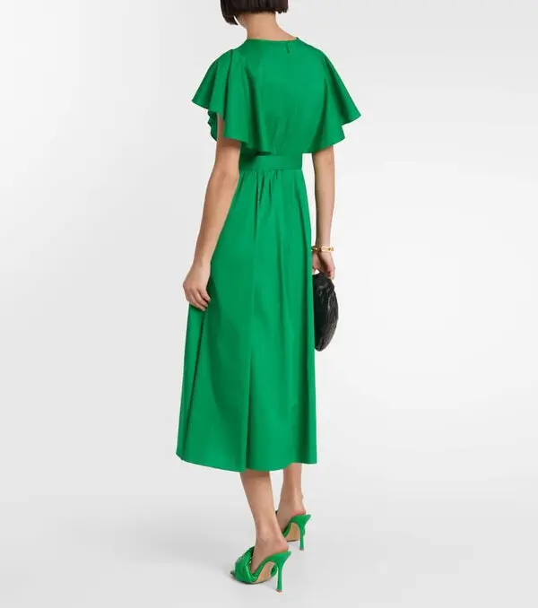 Diane Von Furstenberg Ruffled Midi Dress