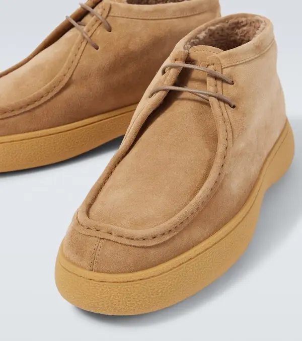 TOD'S Suede Lace-up Boots