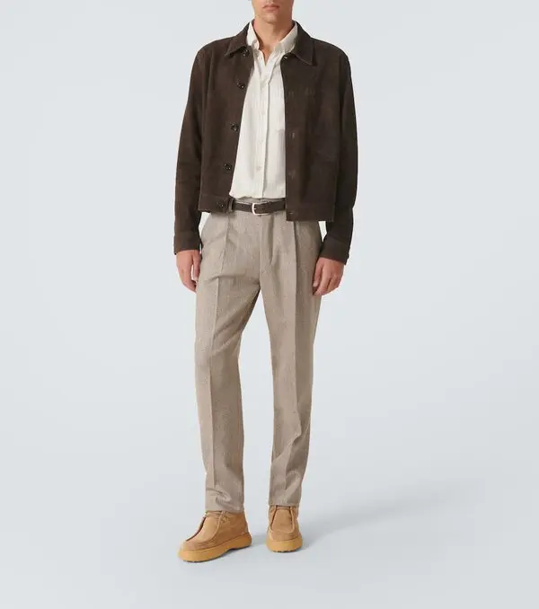 TOD'S Suede Lace-up Boots