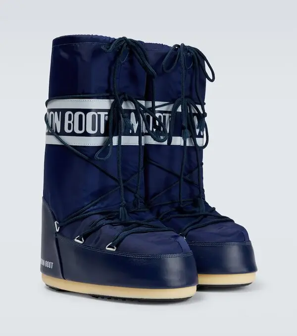 Moon Boot Icon Nylon Boots - Blue