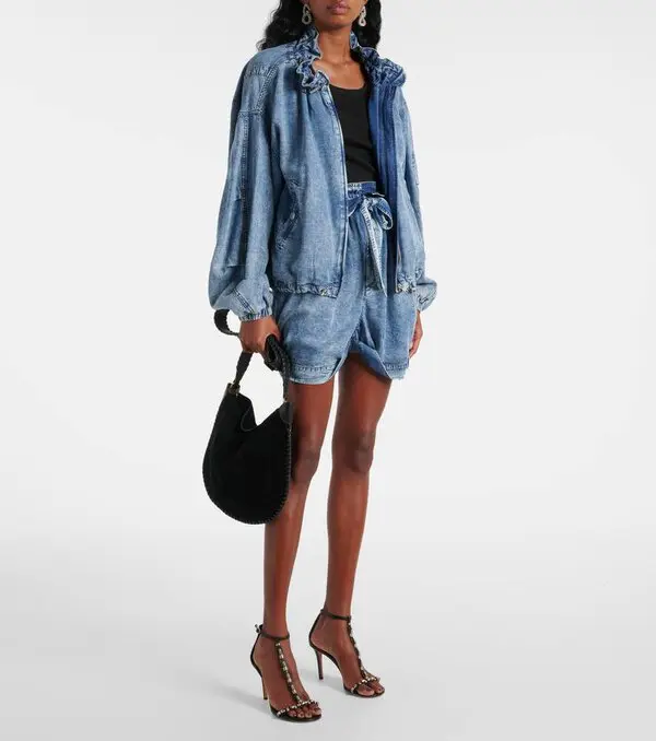 MARANT ETOILE Pierine Denim Shorts