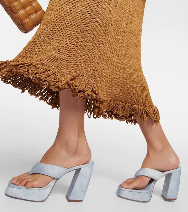 GIA BORGHINI Gia 17 Platform Thong Sandals
