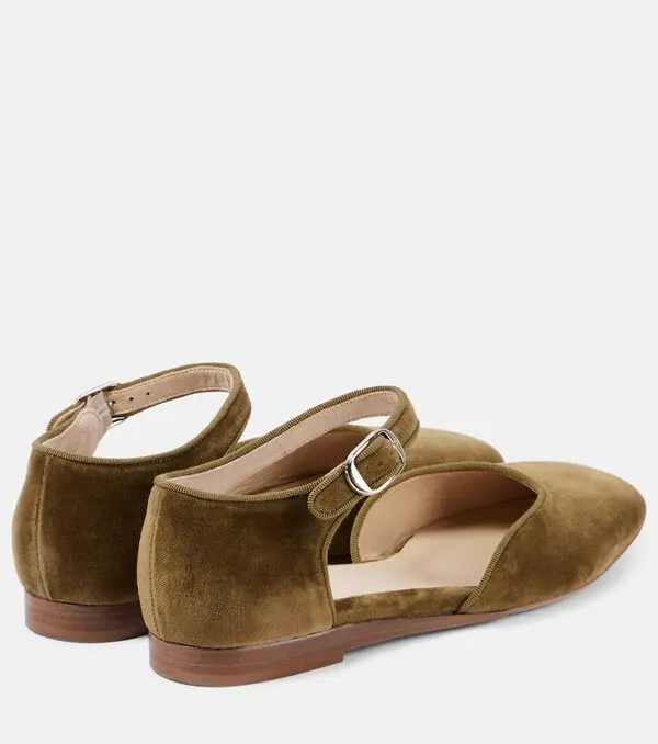 Le Monde Beryl Velvet Flats