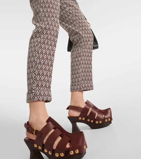 Etro Printed Cropped Pants