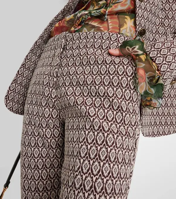 Etro Printed Cropped Pants