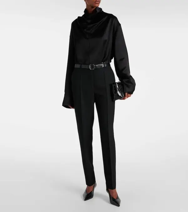 TOTEME Low-rise Straight Trousers
