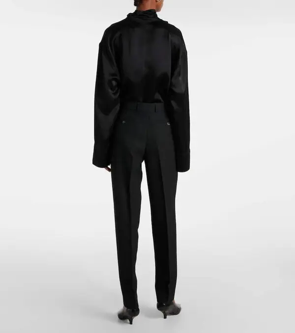 TOTEME Low-rise Straight Trousers