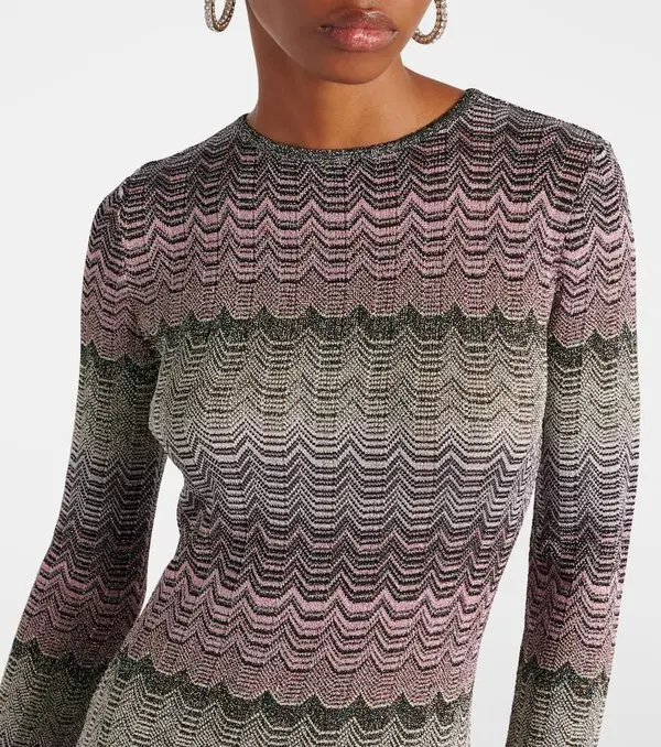 Missoni Open-back Lamé Maxi Dress